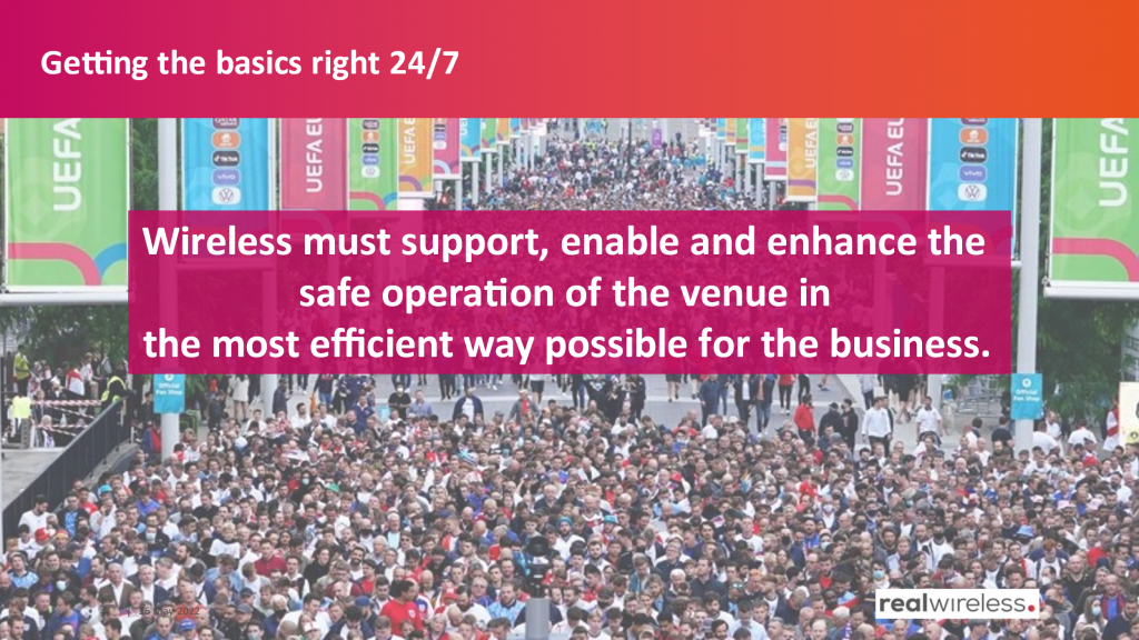 SCWS 2022: Wireless connectivity for venues: getting the basics right ...